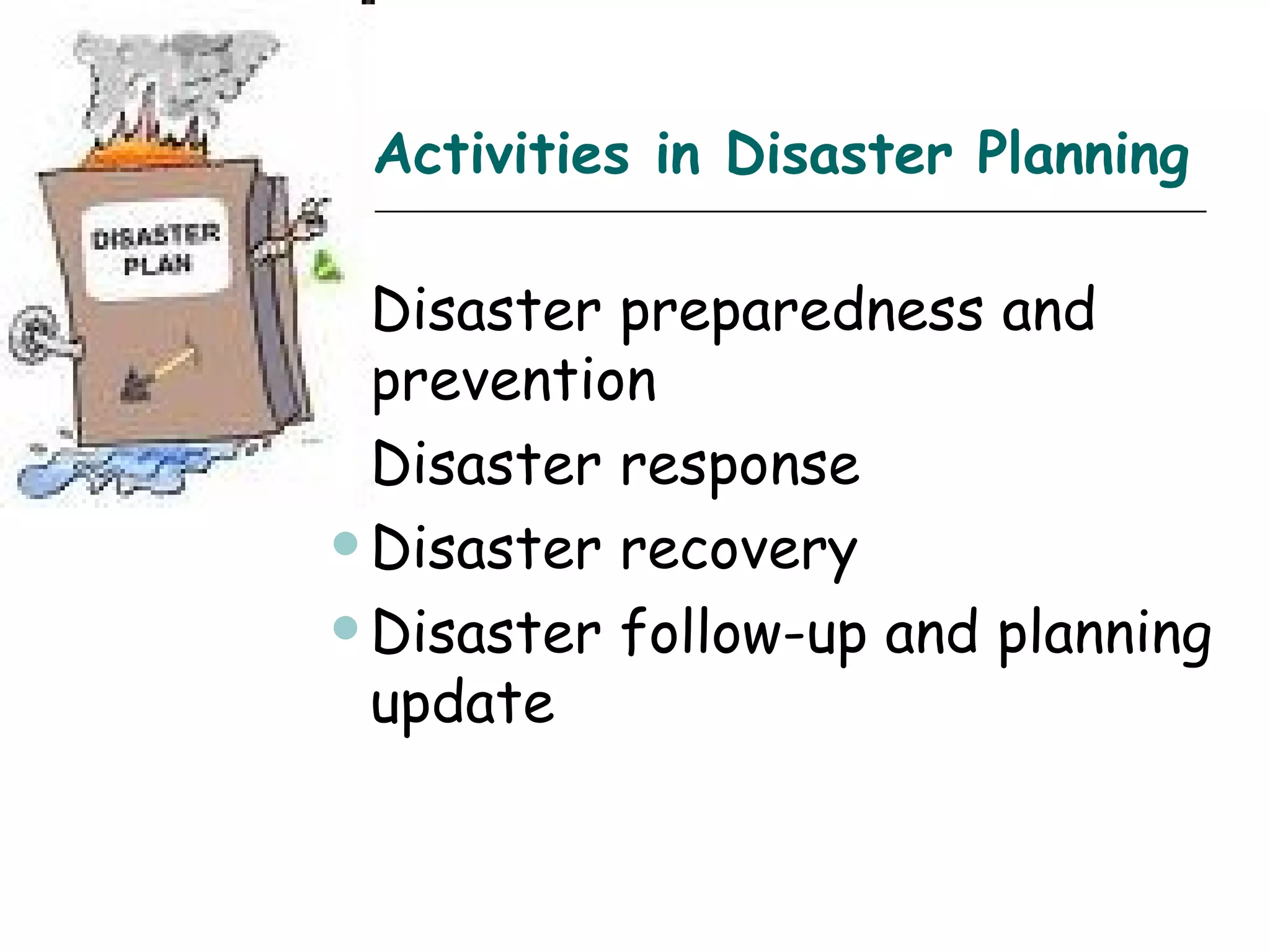 Counter Disaster Planning, Response And Recovery | PPS