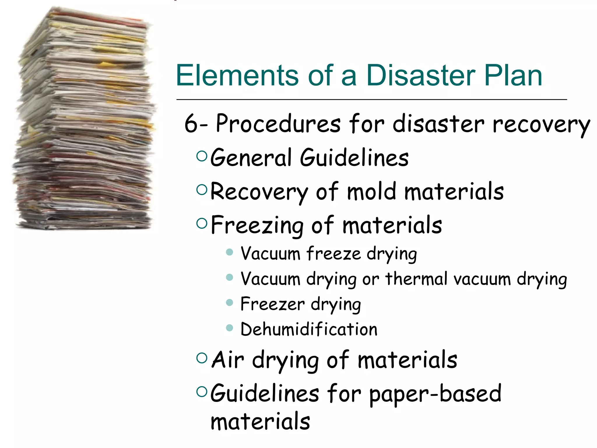 Counter Disaster Planning, Response And Recovery | PPS