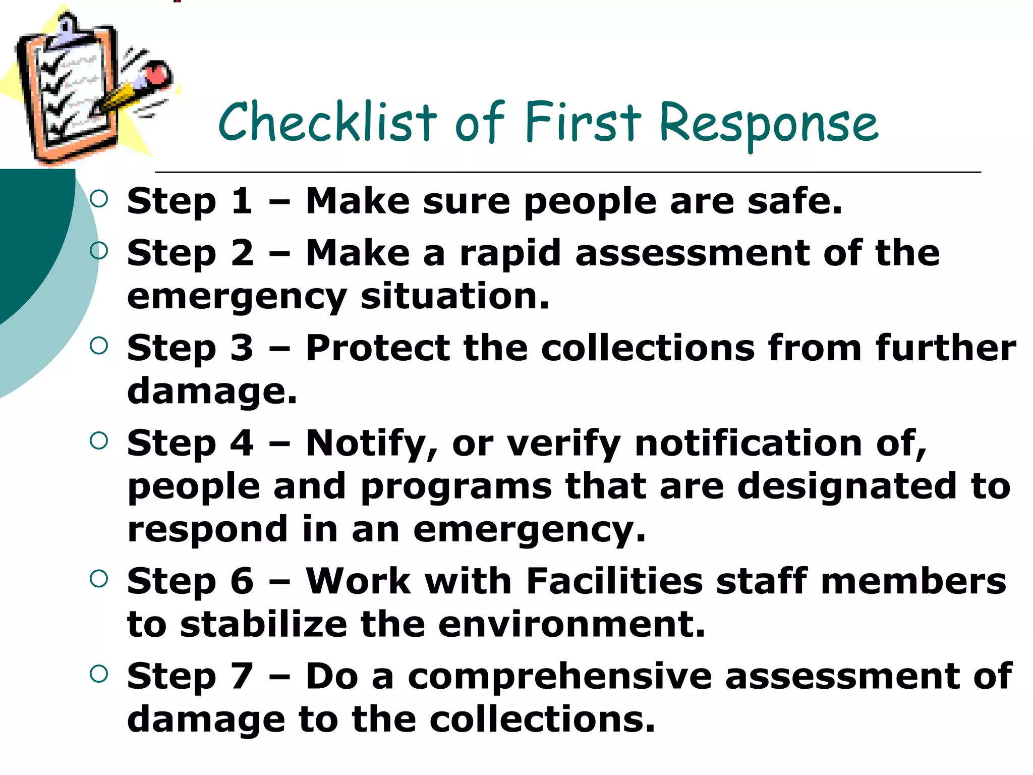 Counter Disaster Planning, Response And Recovery | PPS