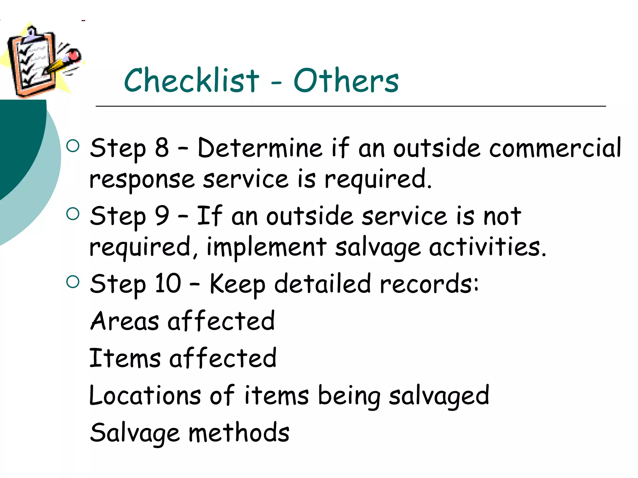 Counter Disaster Planning, Response And Recovery | PPS