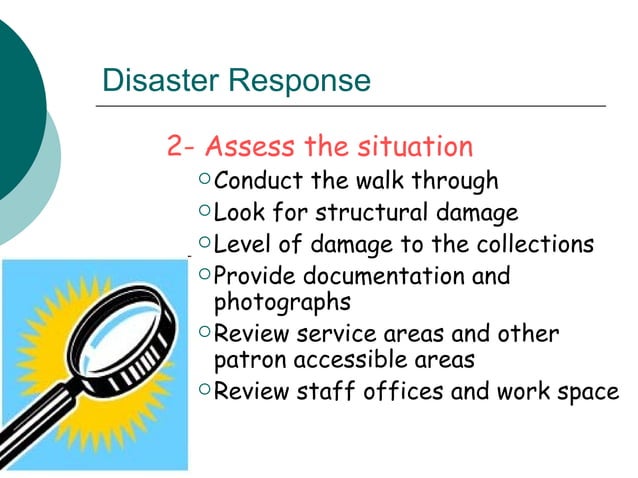 Counter Disaster Planning, Response And Recovery | PPS