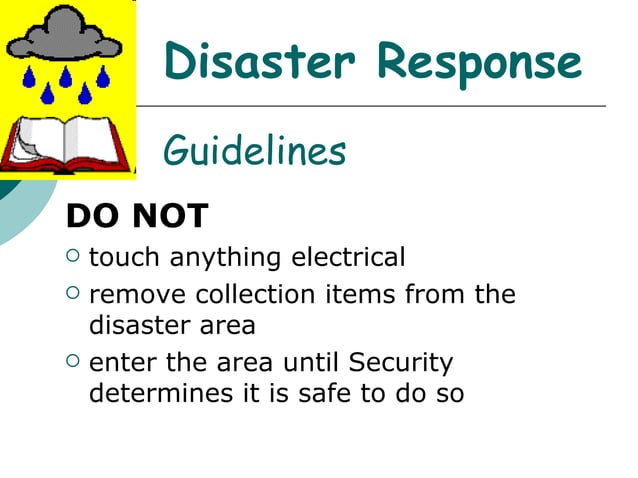 Counter Disaster Planning, Response And Recovery | PPS