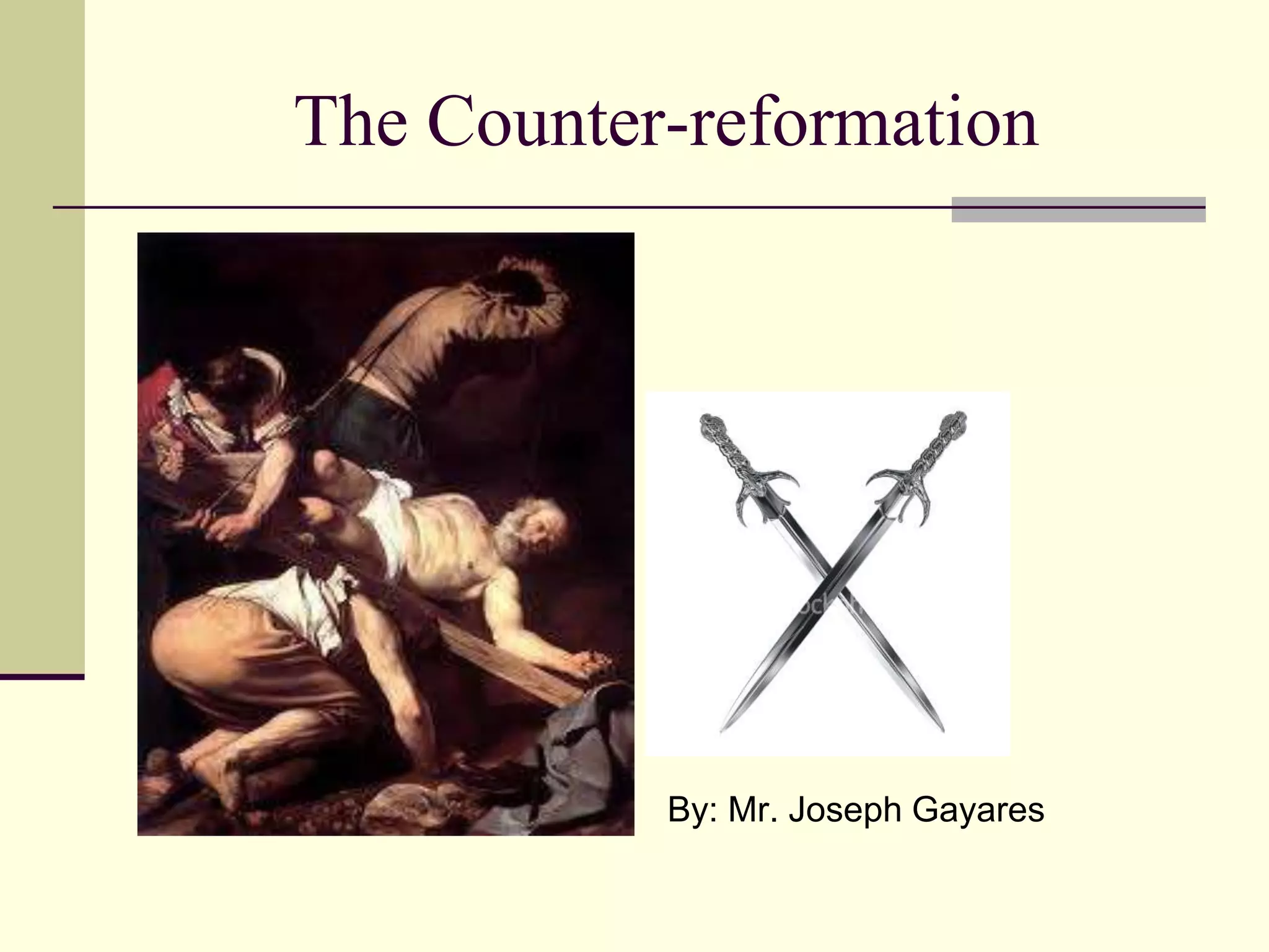 Counter reformation | PPSX