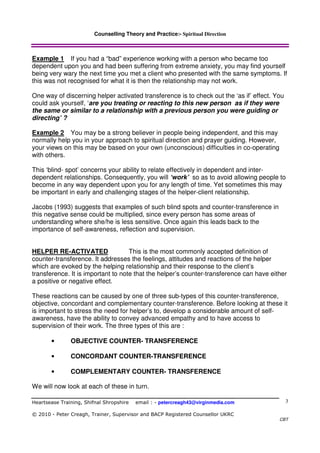 Counter transference & spiritual direction | PDF