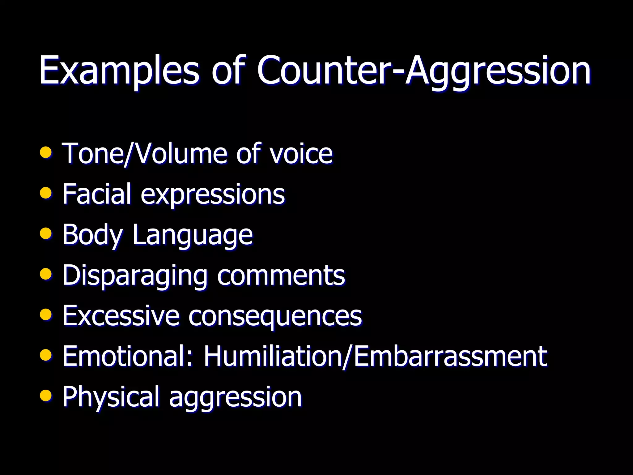 Counteraggression overview[1] | PPT