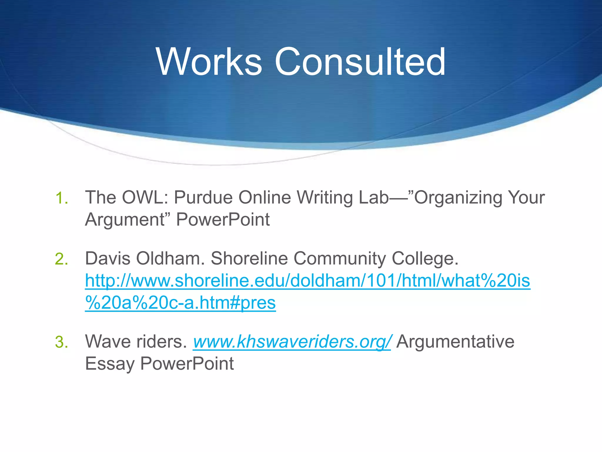 Counterargument | PPTX