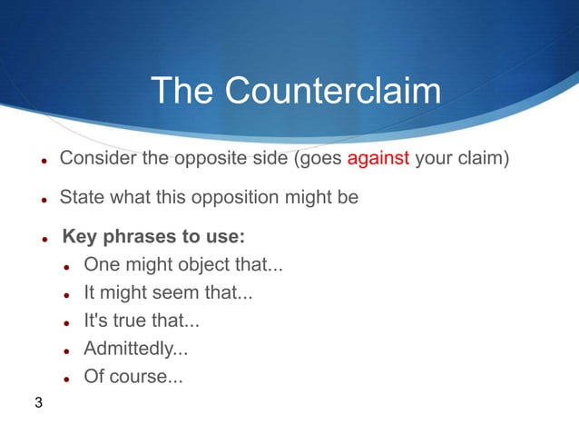 Counterargument | PPTX
