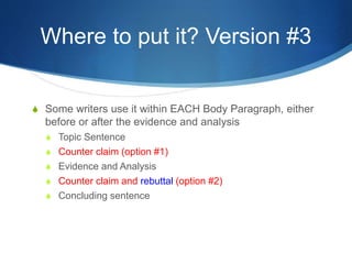 Counterargument | PPTX