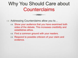 Counterclaims | PPTX