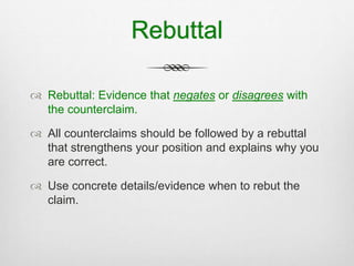 Counterclaims | PPTX