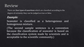 Counterclaims lesson for grade12 studnts | PPTX