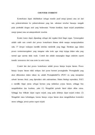 Counter current | PDF