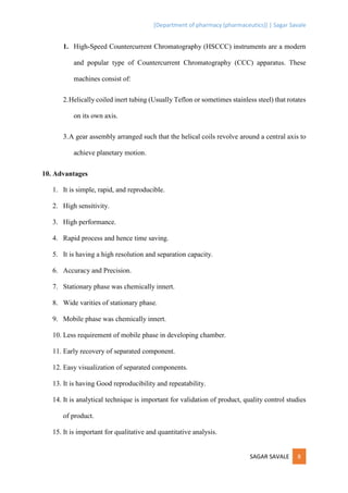 Counter current chromatography | PDF