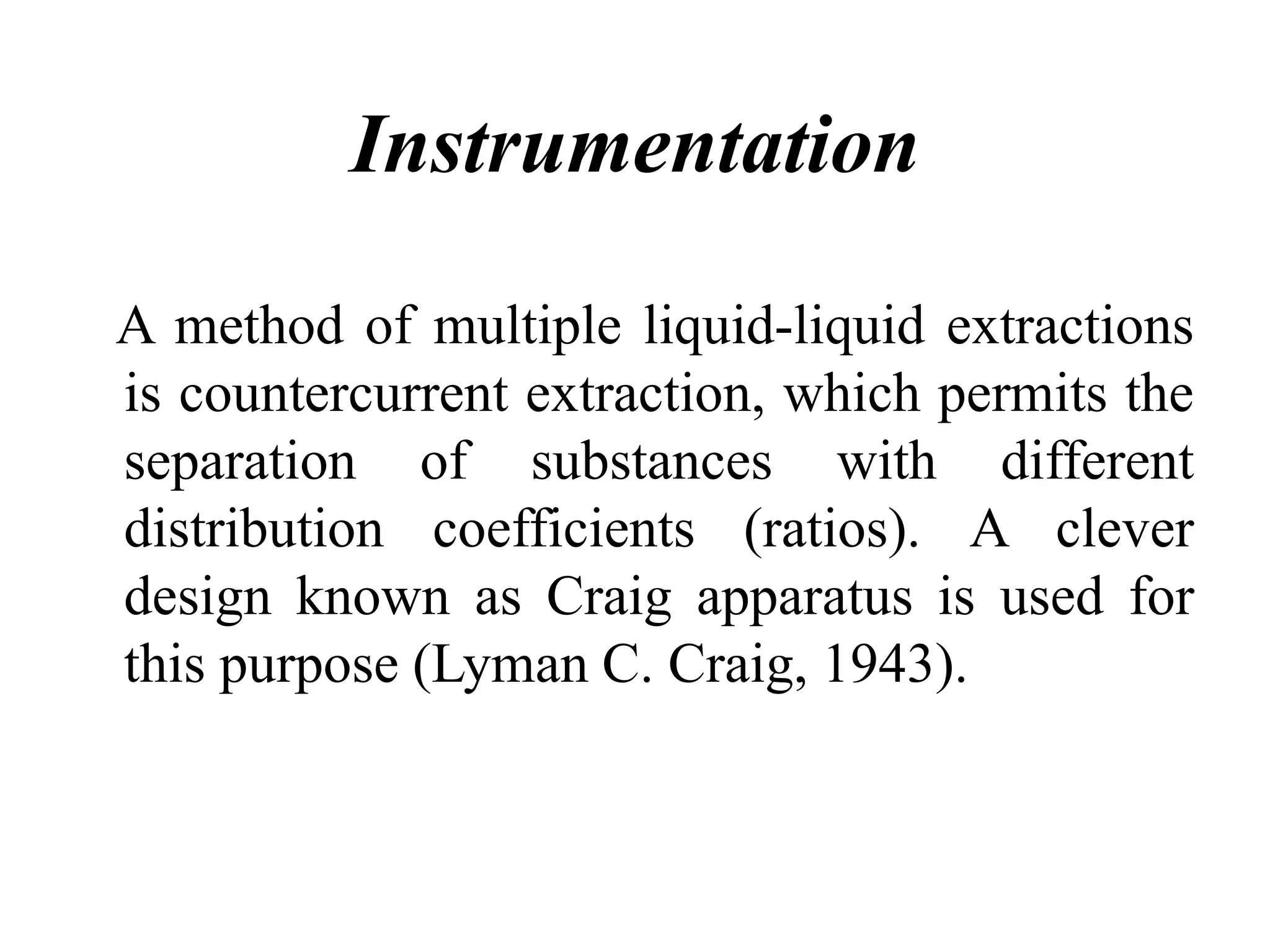 Counter current extraction | PPTX