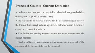 COUNTER CURRENT EXTRACTION by Abhishek .pptx