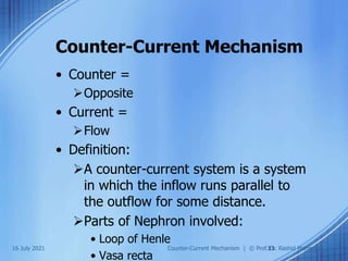 Counter current mechanism | PPT