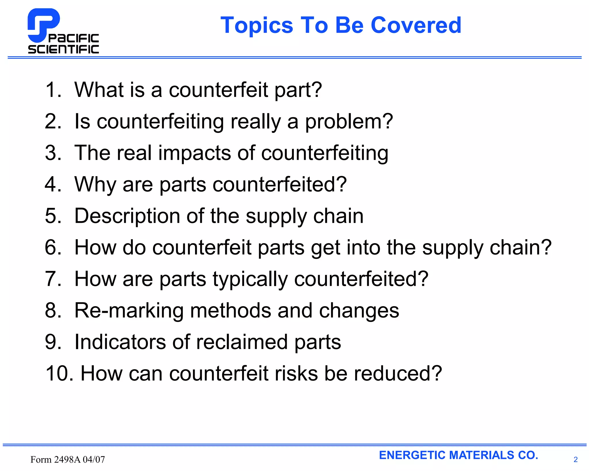 Counterfeit parts-awareness | PPT