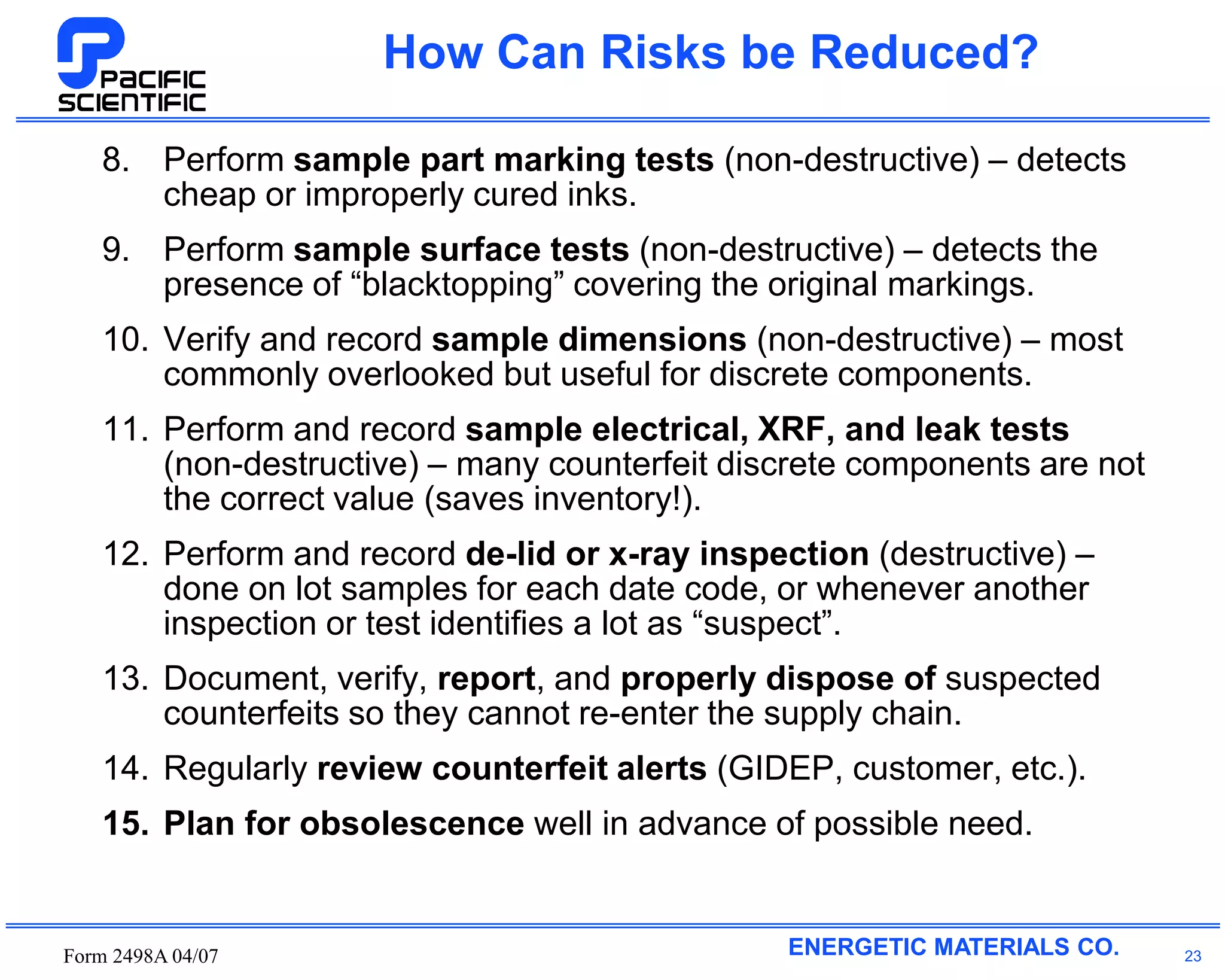 Counterfeit parts-awareness | PPTX