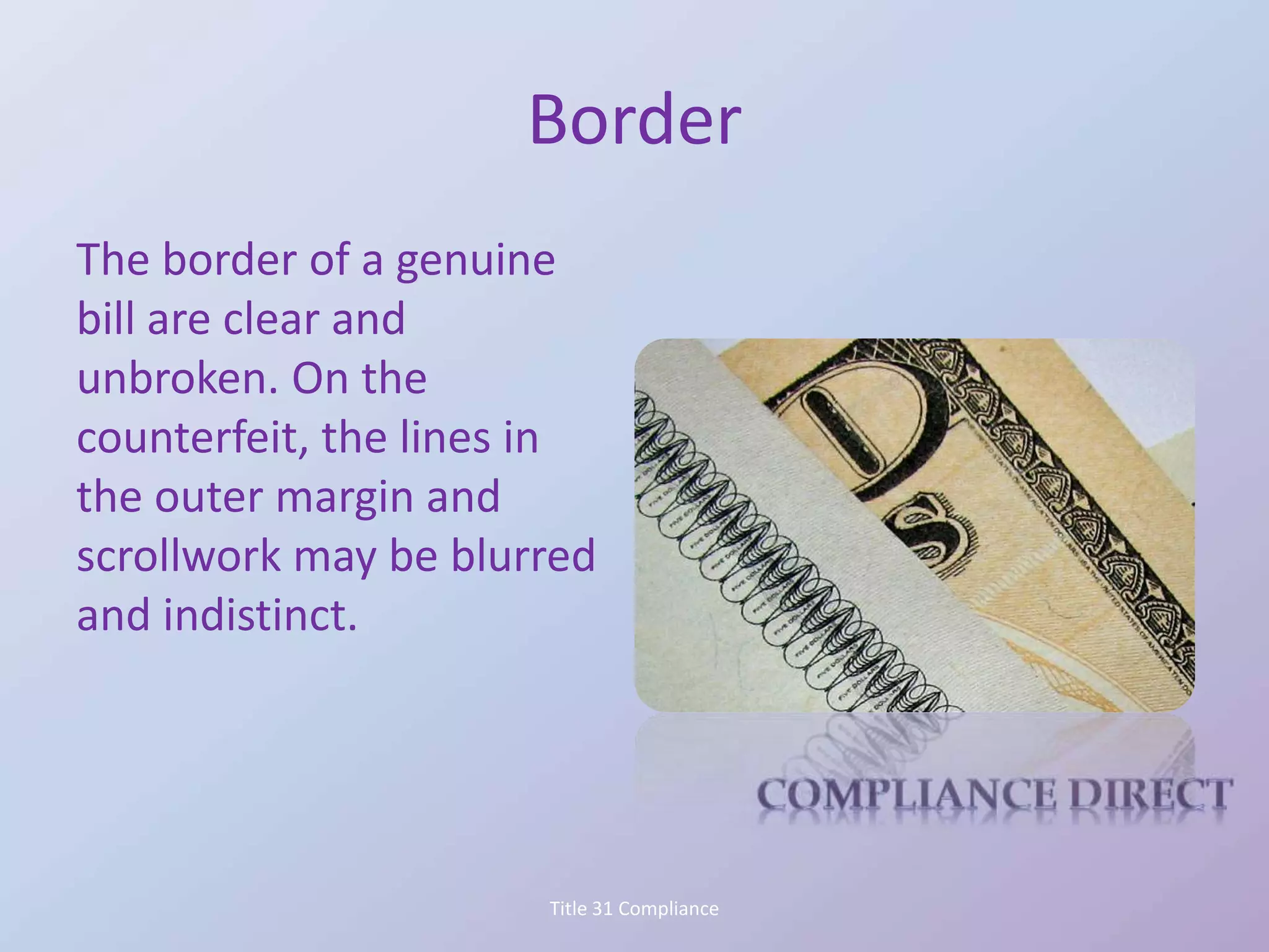 Counterfeit Presentation | PPTX