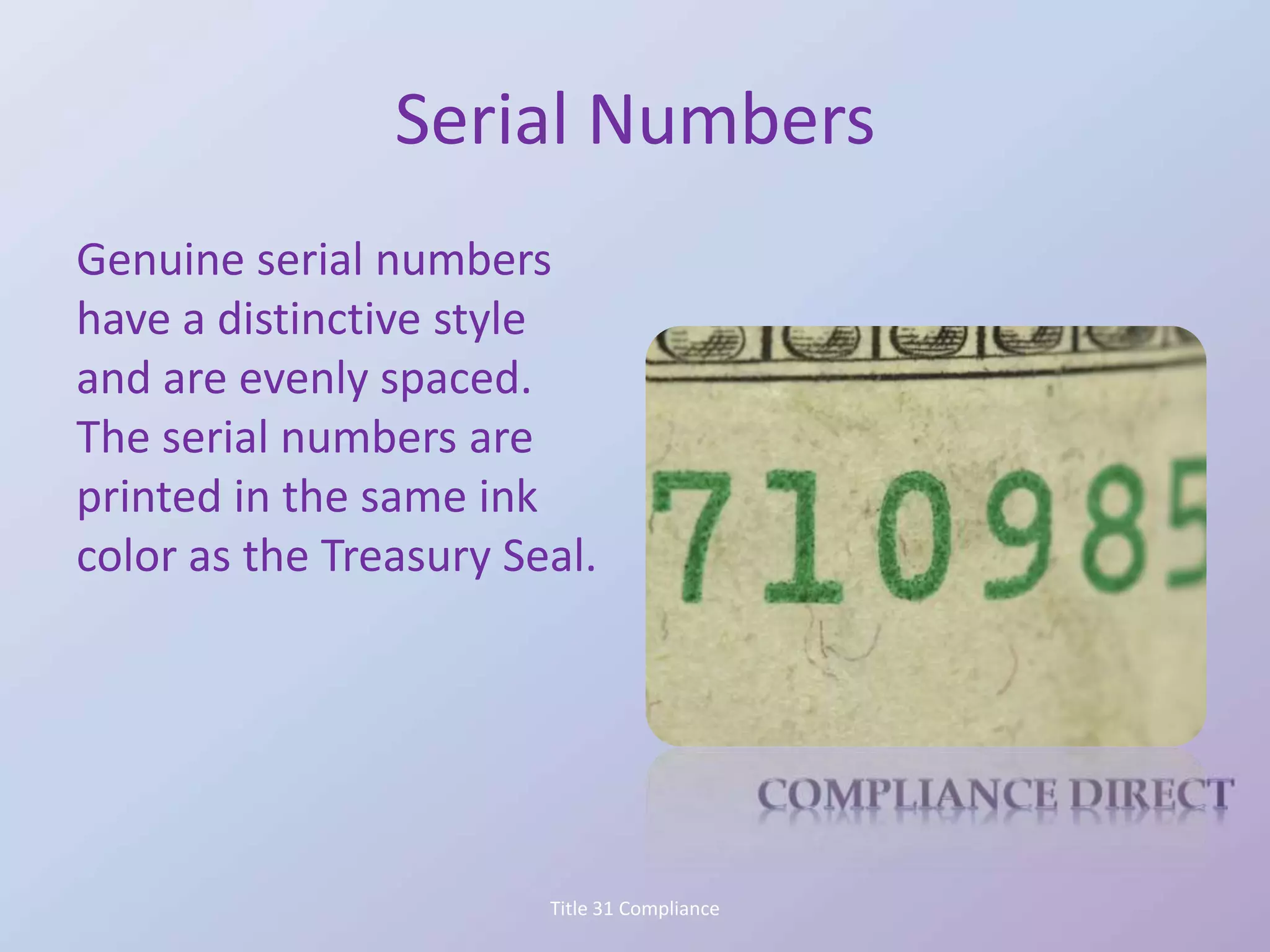 Counterfeit Presentation | PPTX