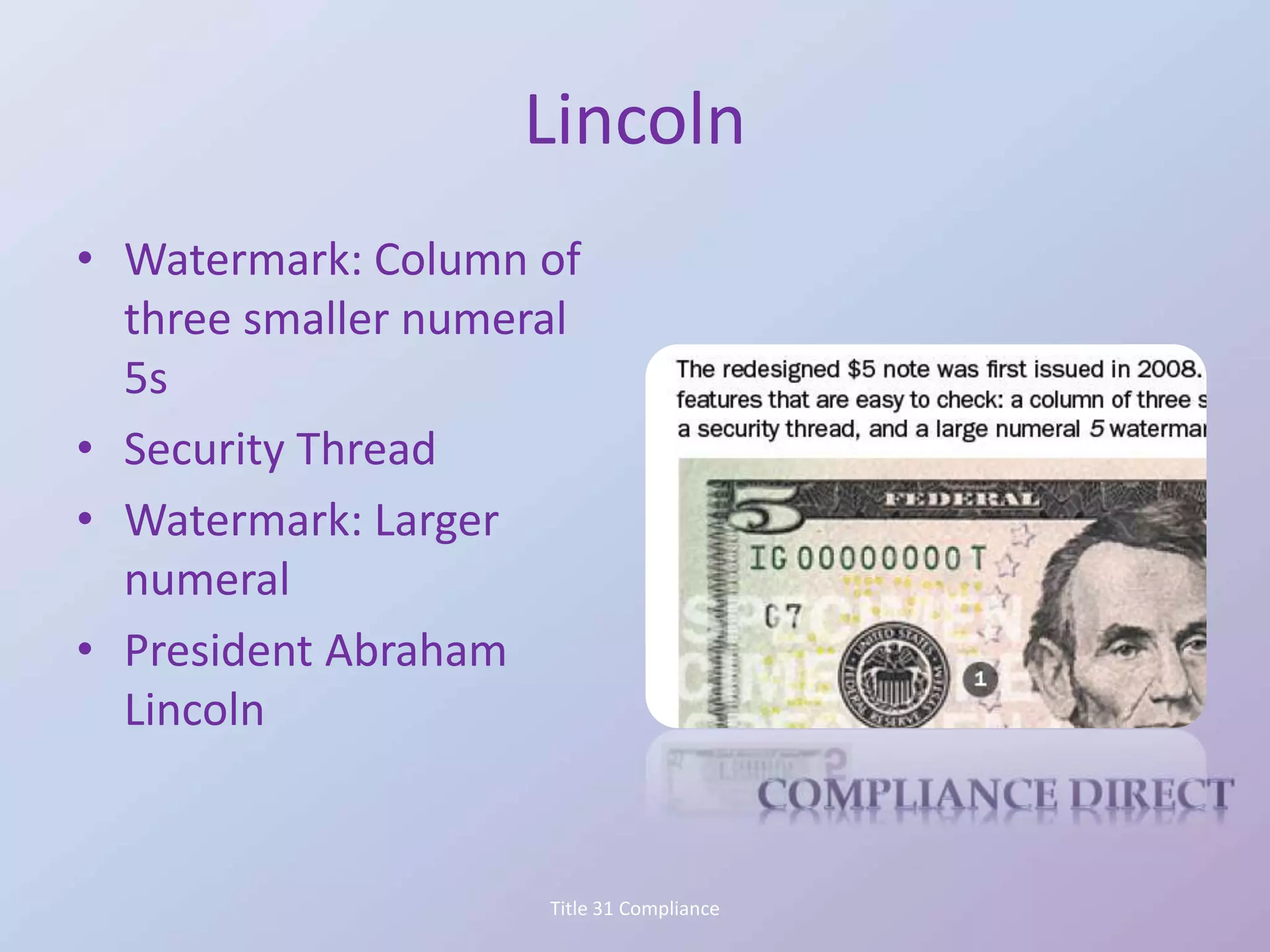 Counterfeit Presentation | PPTX