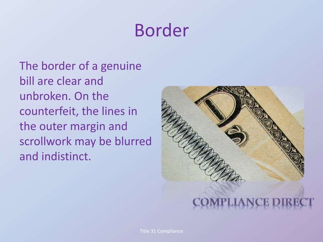 Counterfeit Presentation | PPTX