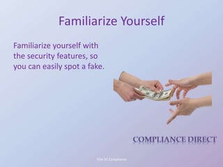 Counterfeit Presentation | PPTX