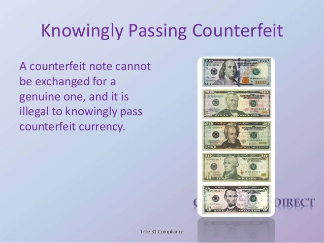 Counterfeit Presentation