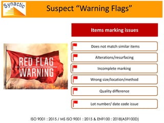 Counterfeit Part Awareness to prevent counterfeit issue | PDF