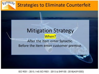 Counterfeit Part Awareness to prevent counterfeit issue | PDF