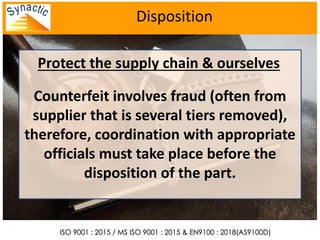 Counterfeit Part Awareness to prevent counterfeit issue | PDF