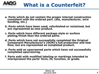 Counterfeit parts | PPTX