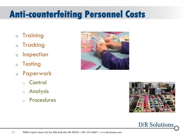 Counterfeit Prevention And Detection Strategies When To Do It How To Do It Ppt
