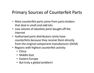 Counterfeit prevention & detection strategies, how to do it, when to do ...