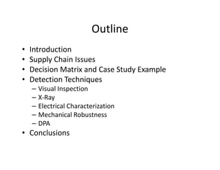 Counterfeit prevention & detection strategies, how to do it, when to do ...