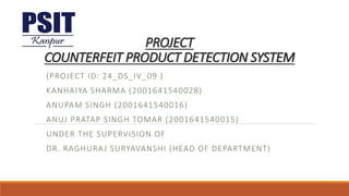 Counterfeit product presentation ppt and slides | PPTX