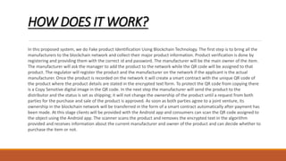 Counterfeit product presentation ppt and slides | PPTX