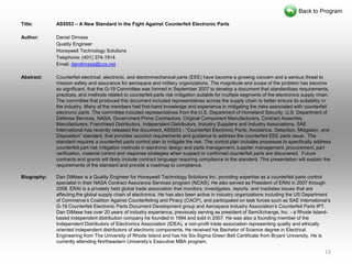 Counterfeit Workshop October 2009 Final | PDF