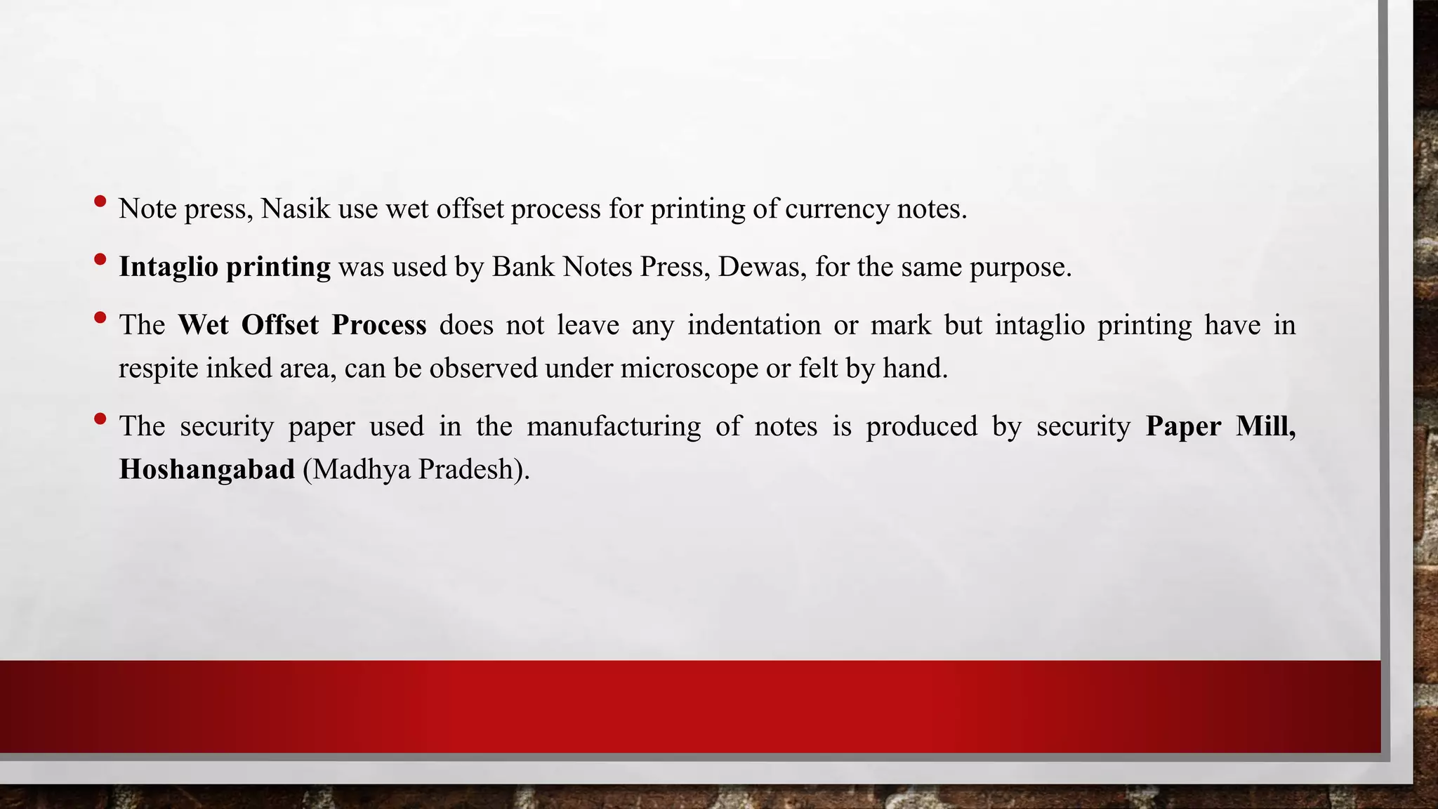 Counterfeiting Currency Notes Pptx