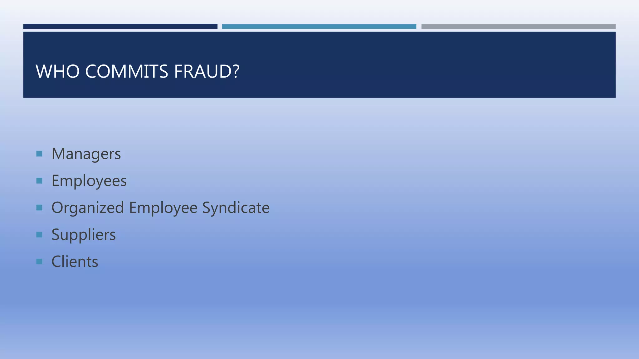 Counter fraud management system | PPTX