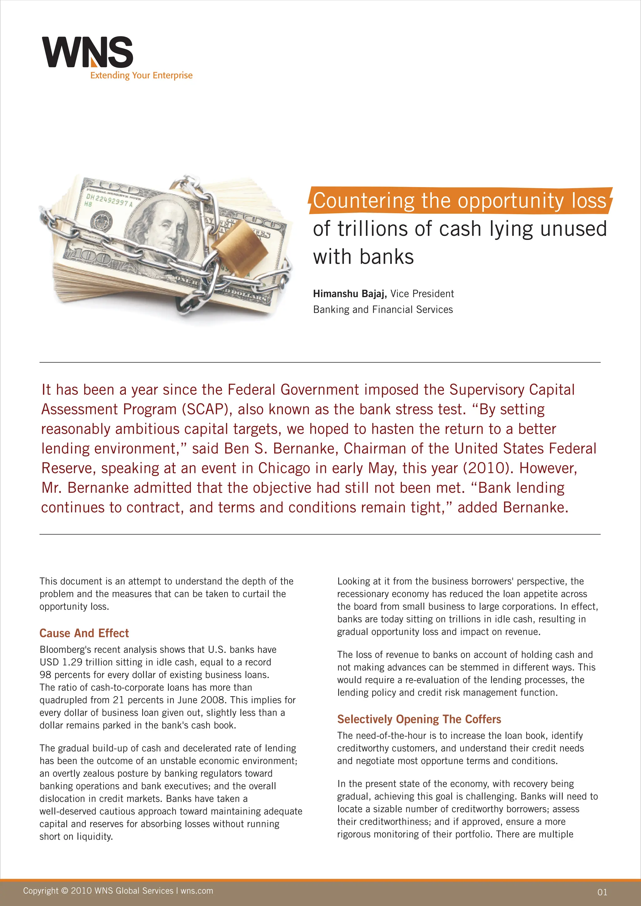 Bank Liquidity Management: Strategies to Optimize Excess Liquidity | PDF