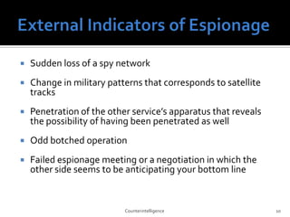 Counterintelligence | PPTX