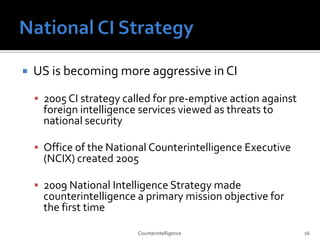 Counterintelligence | PPTX