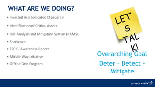 Counterintelligence & The Insider Threat January 2019 (1).pptx