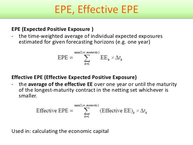Counterparty credit risk. general review