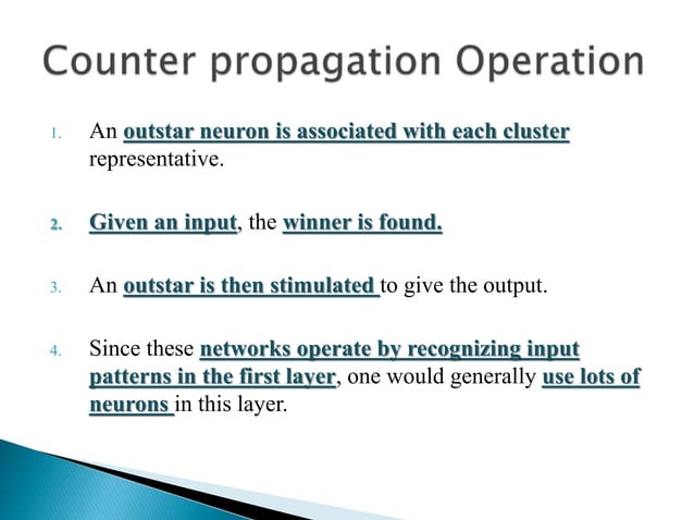 Counter propagation Network | PPTX