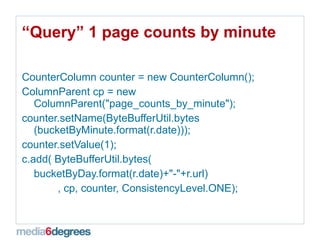 Counters for real-time statistics | PPT