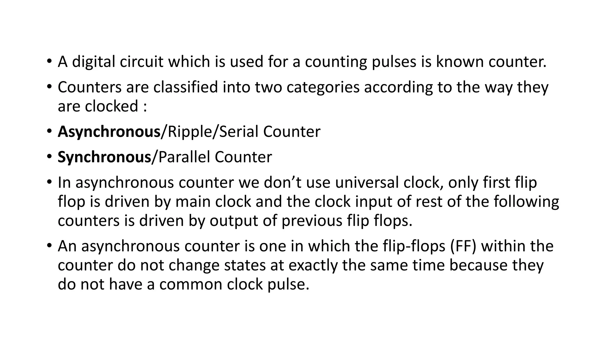 Introduction to Counters | PPTX