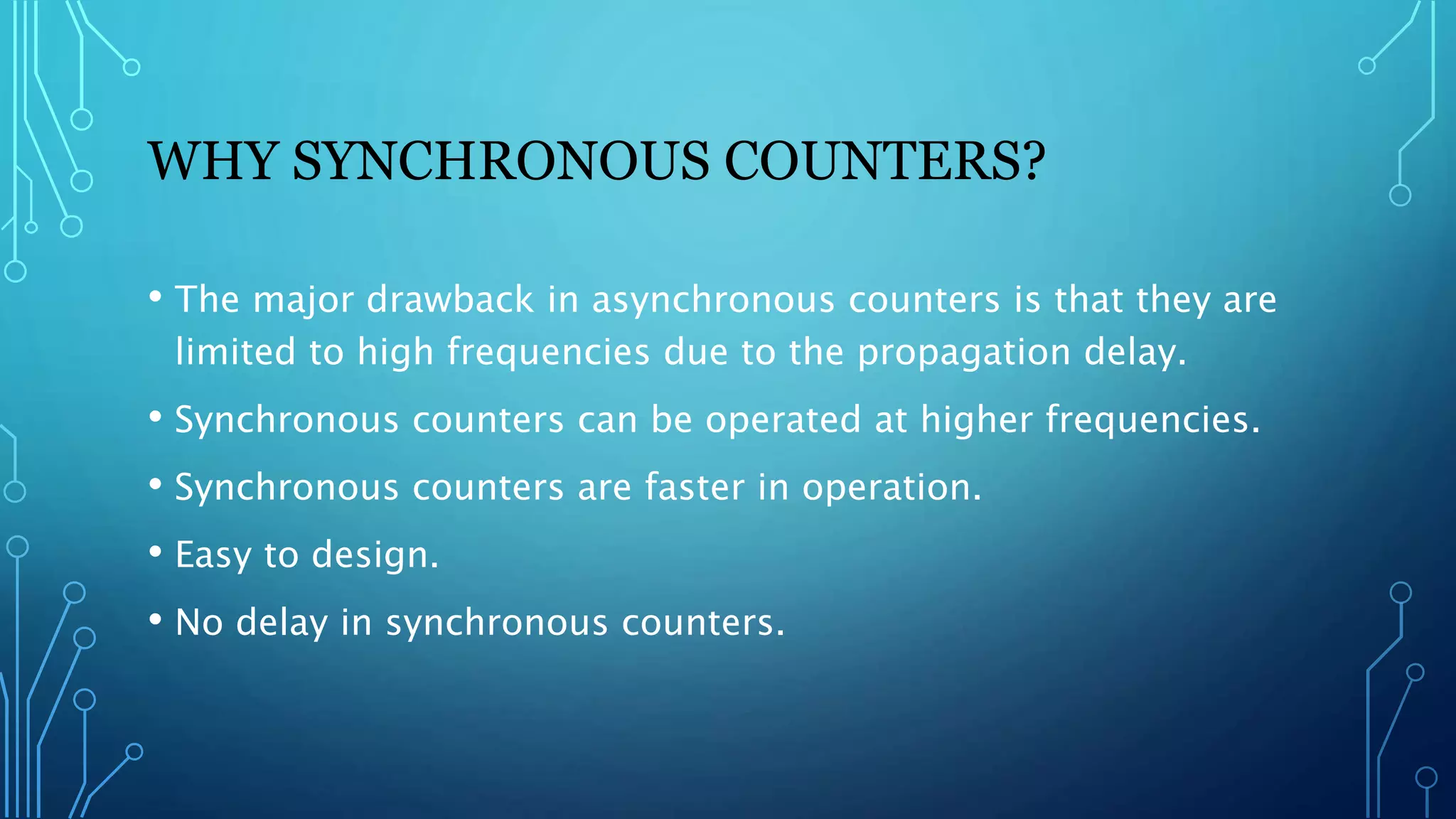 COUNTERS(Synchronous & Asynchronous) | PPTX