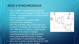 COUNTERS [Synchronous and Asynchronous] | PPT